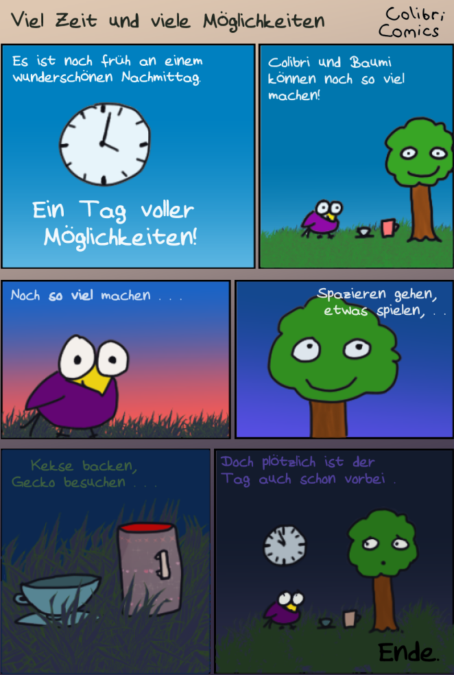 So viel Zeit… – Colibri Comics