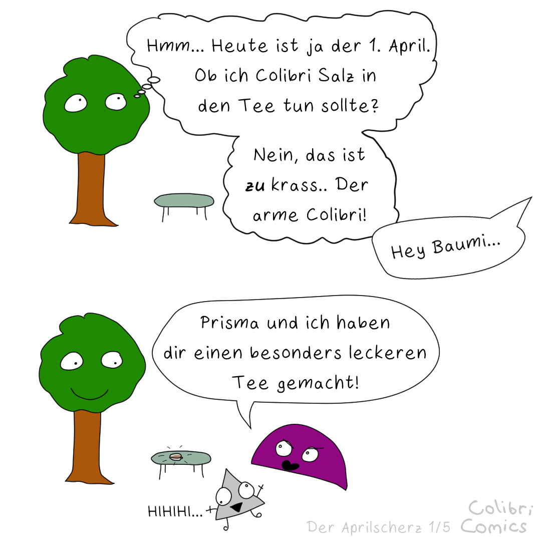 Comic: Der Aprilscherz – Colibri Comics
